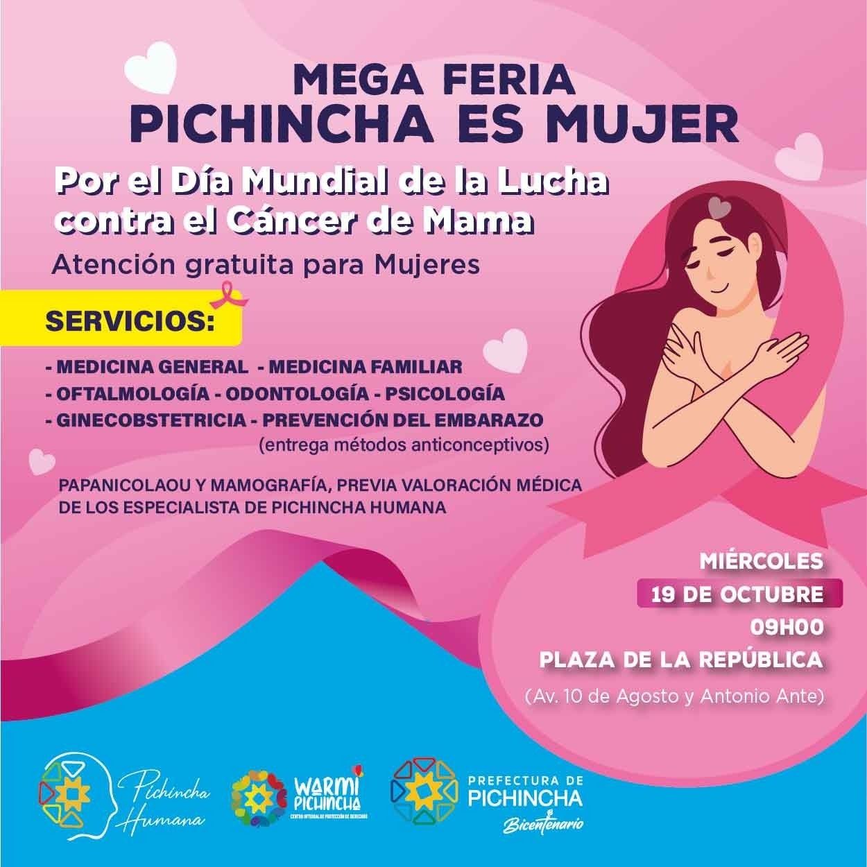 MEGA FERIA PICHINCHA ES MUJER – Pichincha Humana